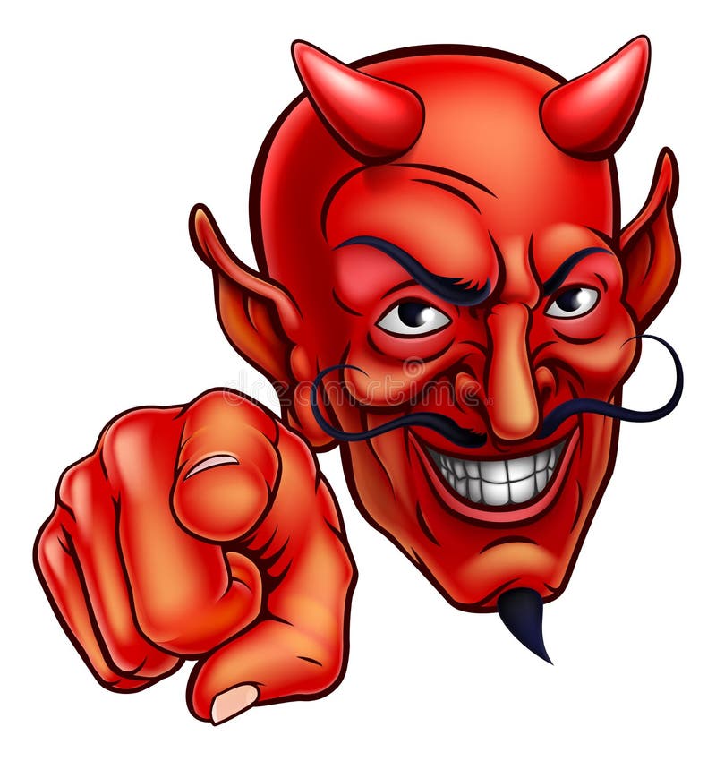 Pointing Devil Stock Illustrations – 295 Pointing Devil Stock ...