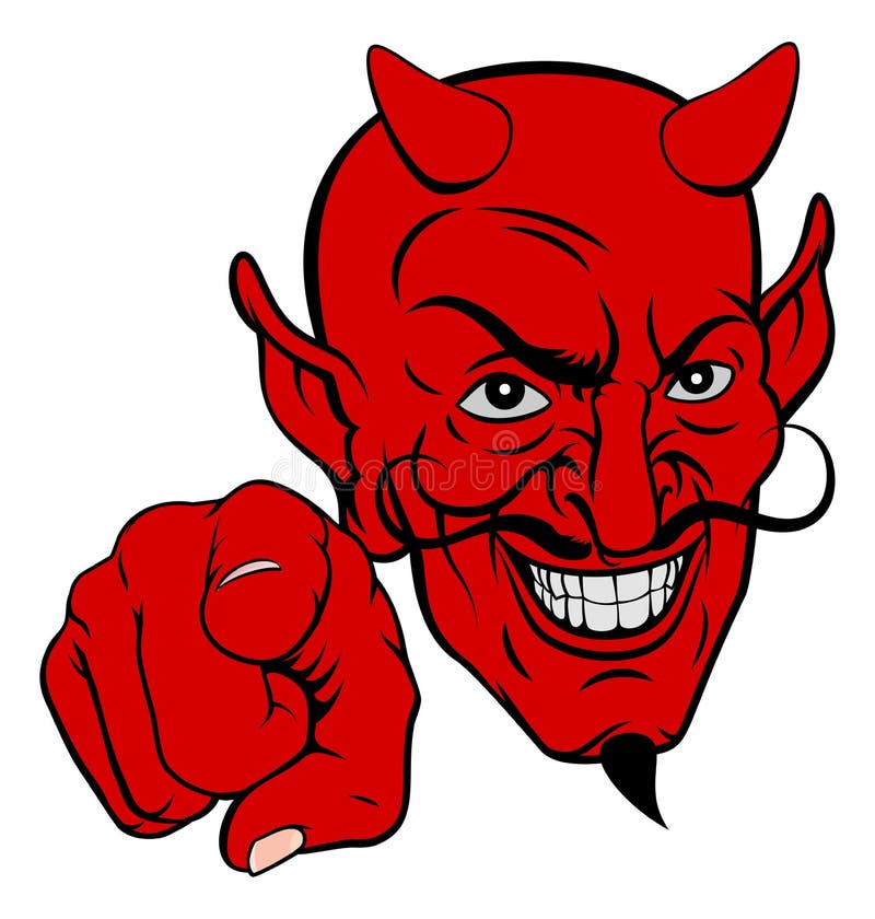 Pointing Devil Stock Illustrations – 295 Pointing Devil Stock ...