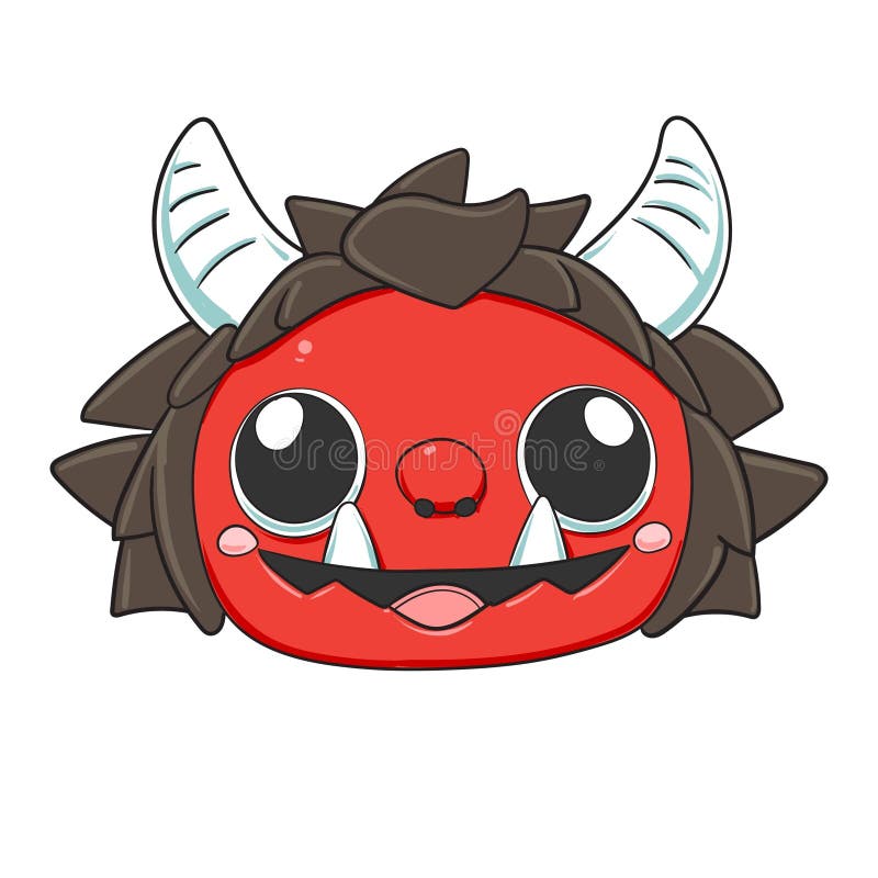 Devil red vector stock vector. Illustration of devil - 348378818