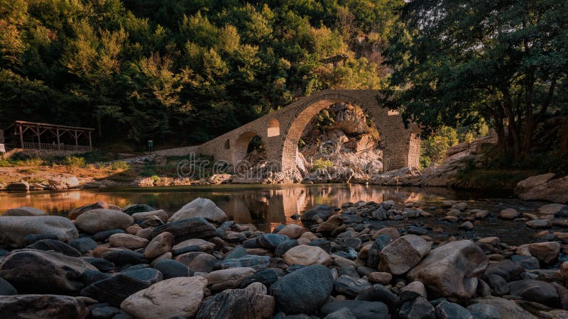 The Devil S Bridge, Bulgaria Stock Image - Image of outdoors, bridge ...