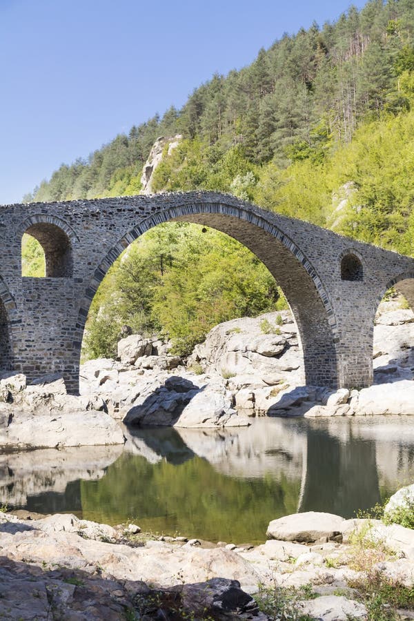 Devil S Bridge In Bulgaria ,Rodopite Mountain Stock Image - Image of ...