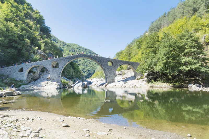 Devil S Bridge In Bulgaria ,Rodopite Mountain Editorial Stock Image ...