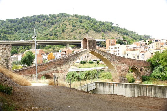 Devil S Bridge in Martorell Stock Image - Image of reconstruction ...