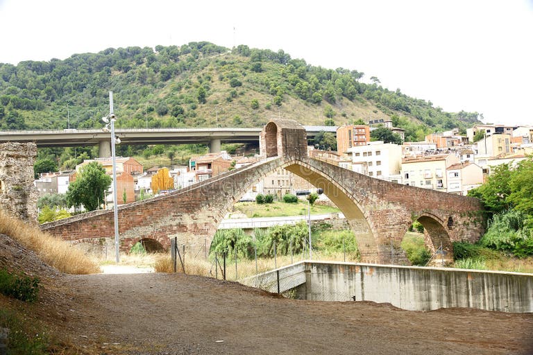 Devil S Bridge in Martorell Stock Image - Image of reconstruction ...