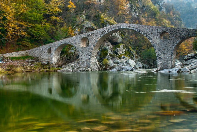 Devil s bridge stock image. Image of stone, europe, boulder - 46677447