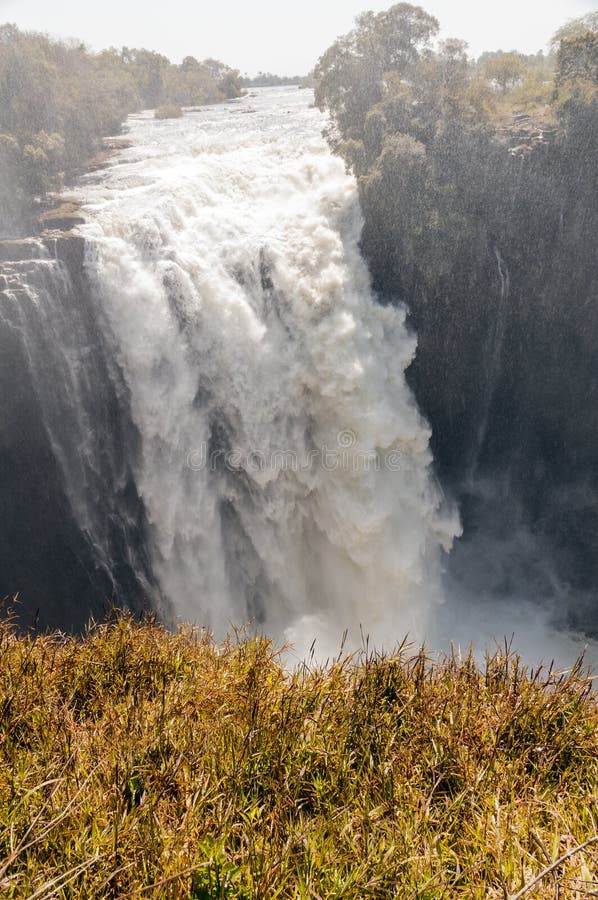 Devil`s Cataract, Victoria Falls, Zimbabwe, Africa Stock Image - Image ...
