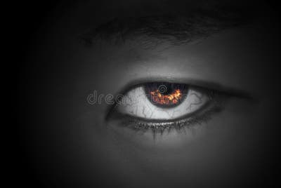 Devil s Eye stock photo. Image of evil, eyes, monster - 12436158