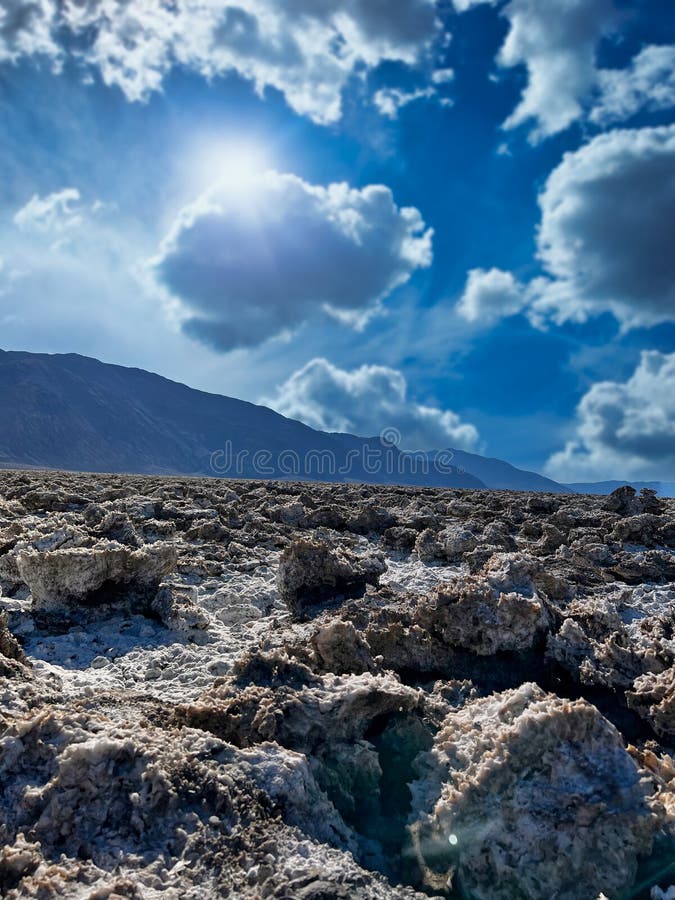 Devil S Golf Course in Death Valley National Park and the Salt Rocks As ...