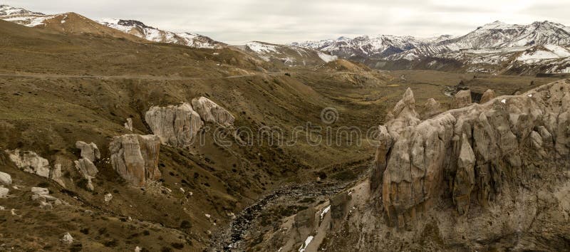 Devil S Molar Tooth Rock Muela Del Diablo in Andes, Maule Chile. Stock ...