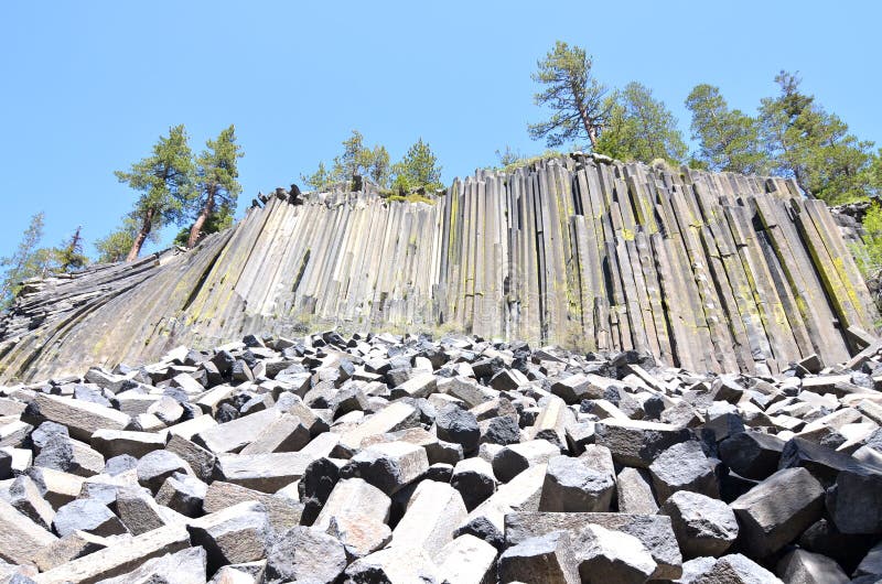 Devil S Postpile National Monument, California Stock Photo - Image of ...