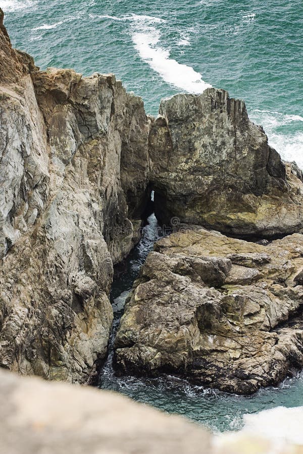 Devil`s Slide Rock Formations Stock Photo - Image of geology, devil ...