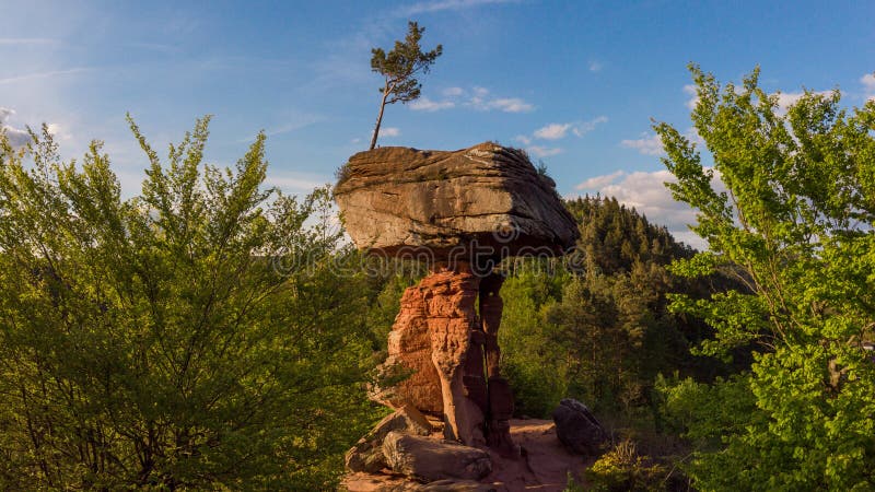 Devil`s Table stock image. Image of sandstone, background - 147772729