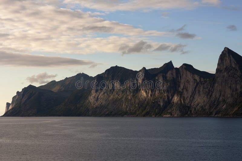 Devil S Teeth, Rocks on the Island of Senja, Northern Norway Stock ...