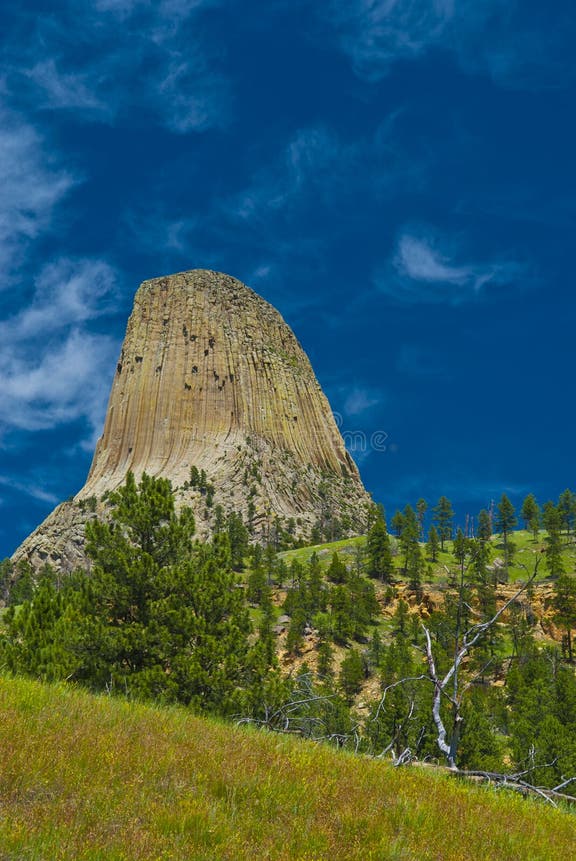 Devil s Tower stock photo. Image of landscape, blue, national - 23288528