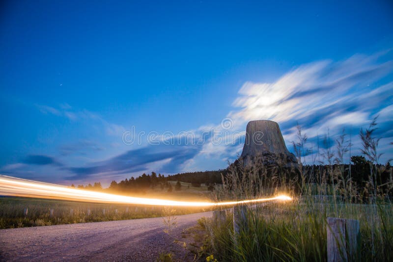 Devils Tower Night Stock Photos - Free & Royalty-Free Stock Photos from ...