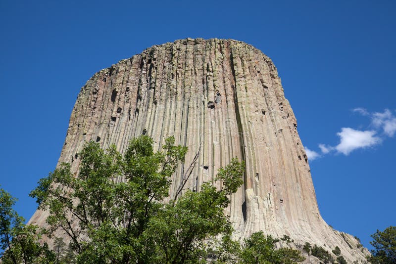 Devil s Tower stock image. Image of trees, beautiful - 44153533