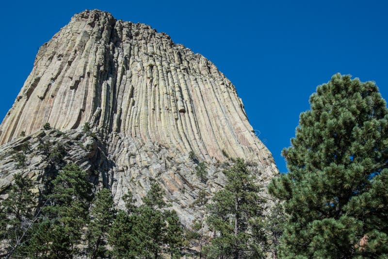 Devil`s Tower in Wyoming stock photo. Image of national - 96692466