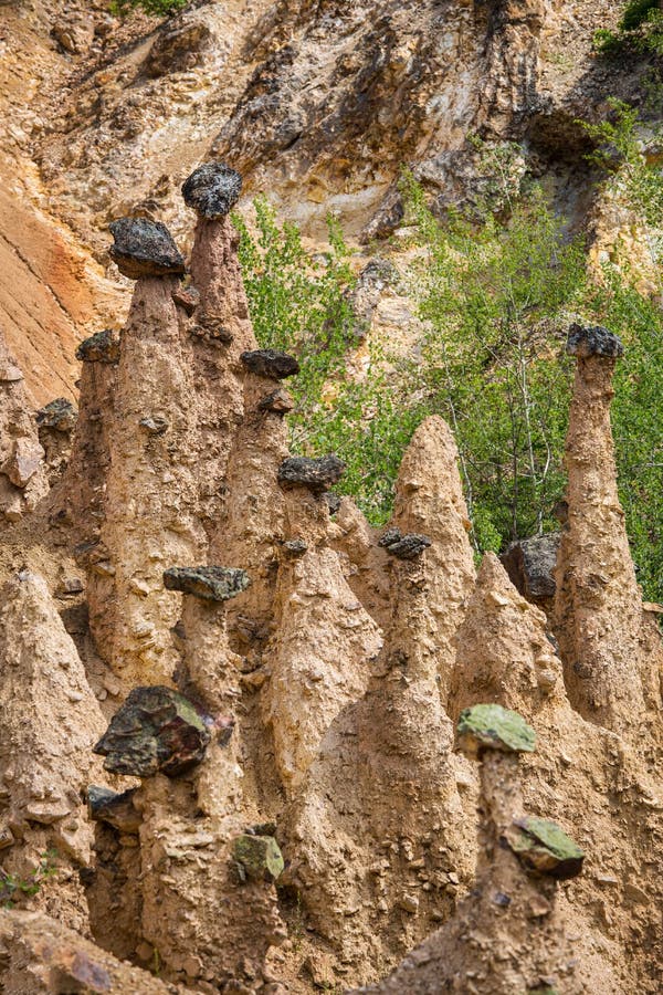 The Devil S Town Natural Landmark Stock Image - Image of natural, land ...