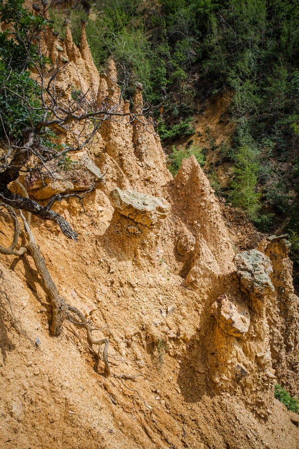 The Devil S Town Natural Landmark Stock Image - Image of natural, soil ...