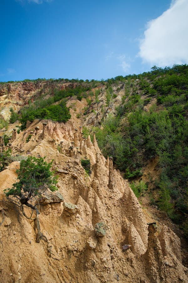 The Devil S Town Natural Landmark Stock Image - Image of natural, land ...