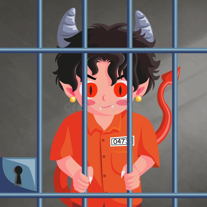 Devil Satan Imprisoned during Ramadhan Stock Vector - Illustration of ...