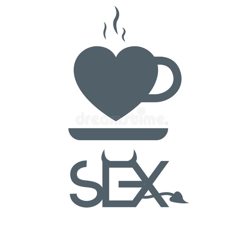 Devil Sex Logo Concept Stock Vector Illustration Of Heart 77595357