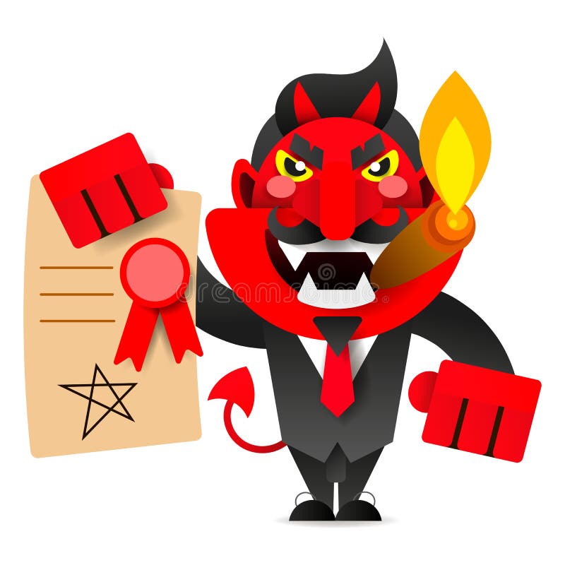 Demon Contract Stock Illustrations – 165 Demon Contract Stock ...