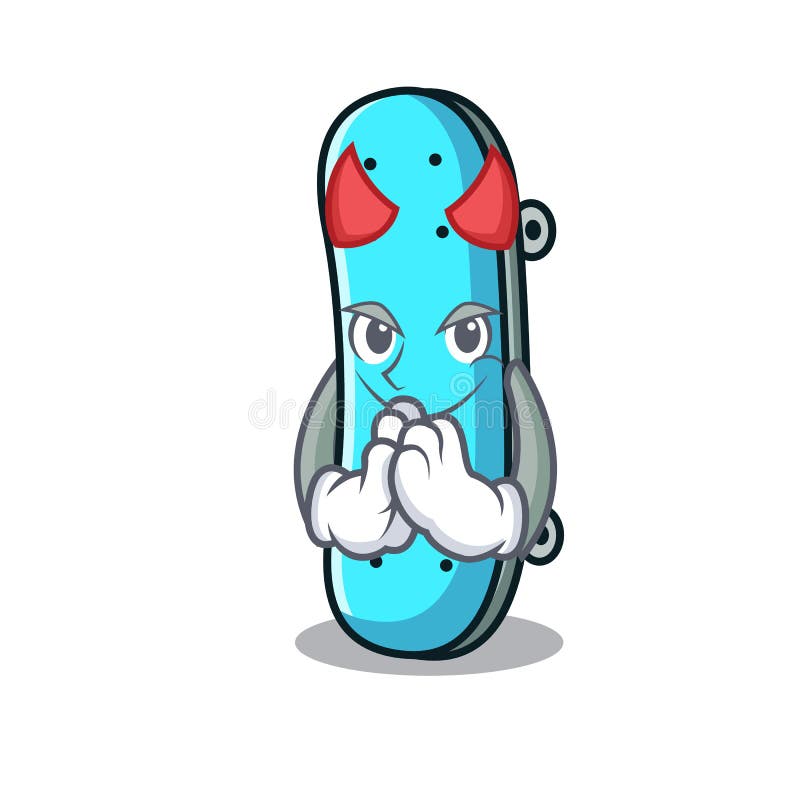 Red devil ice skating stock illustration. Illustration of skate - 95514361