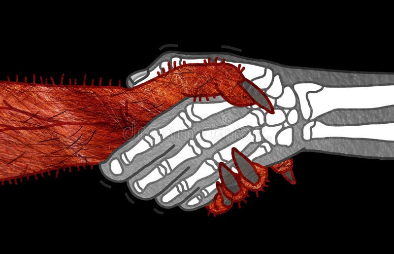 Skeleton Handshake Stock Illustrations – 46 Skeleton Handshake Stock ...
