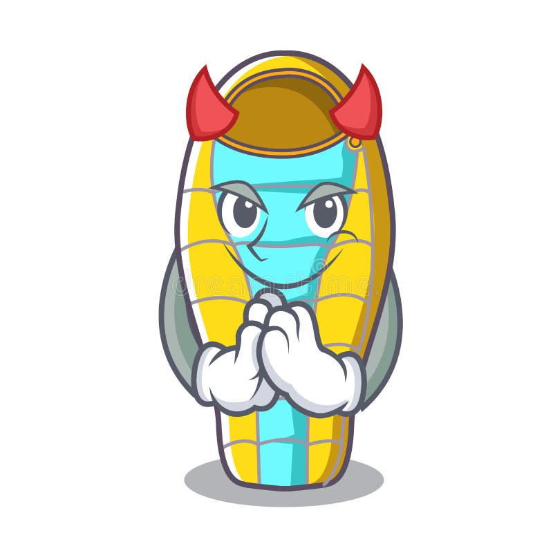 Devil Sick Sitting In Armchair Wrapped In Blanket. Sinners In Pelvis ...