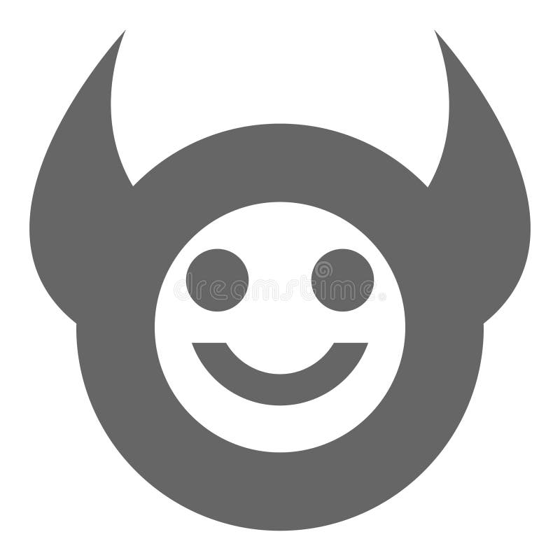 Devil smile - good luck stock vector. Illustration of free - 12899736