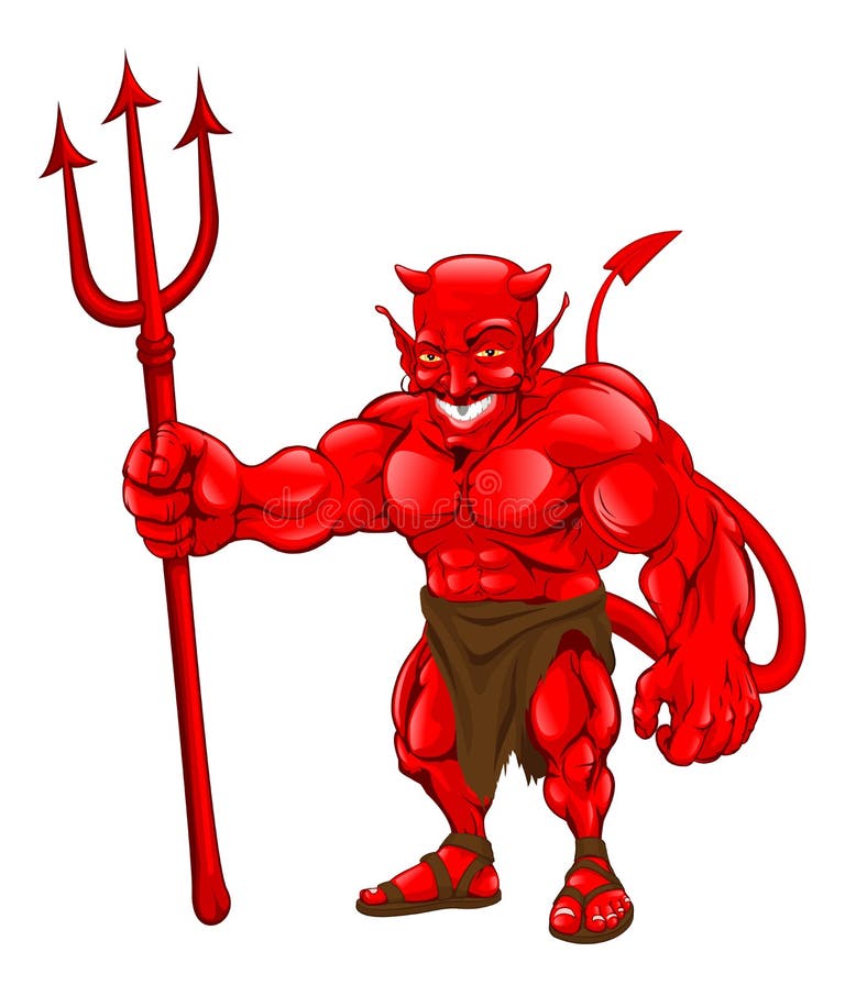Devil Pitchfork Stock Illustrations – 3,881 Devil Pitchfork Stock ...