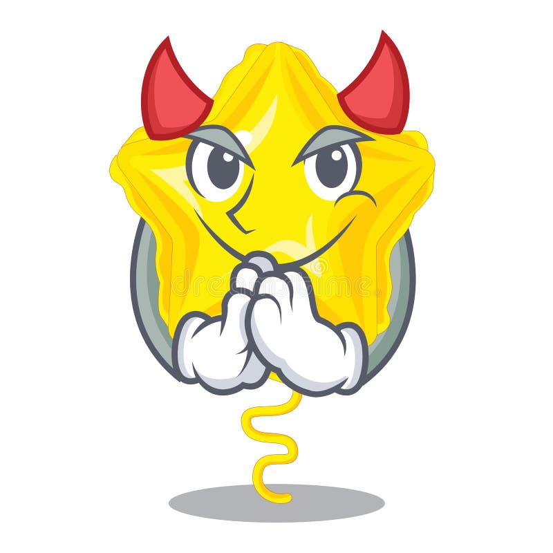 Devil Star Trophy Isolated in the Cartoon Stock Vector - Illustration ...