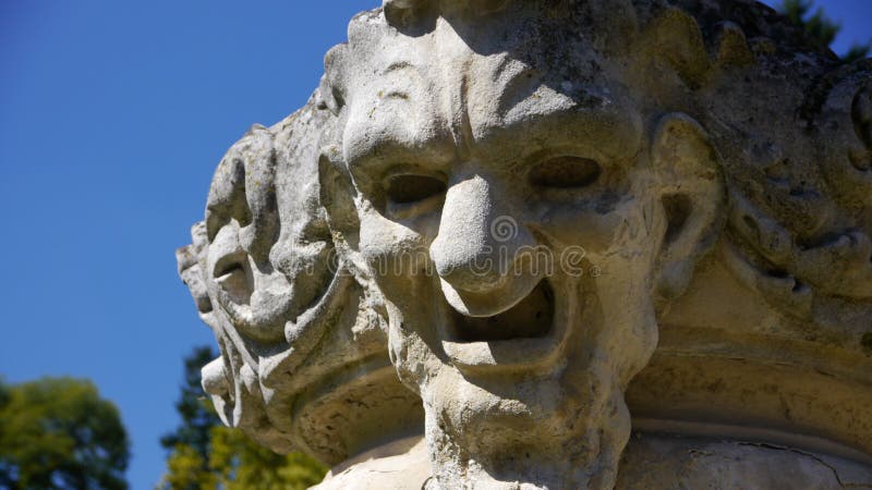 Devil statue stock image. Image of scary, statue, face - 43119157