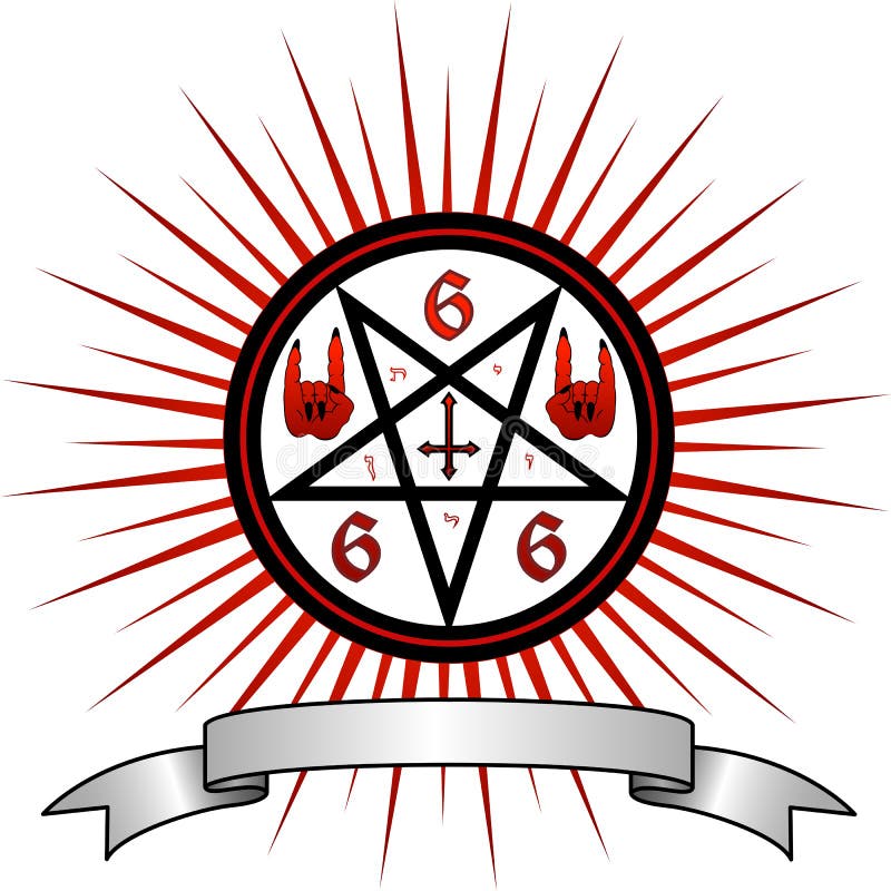 Devil Symbol stock illustration. Illustration of leviathan - 67858728