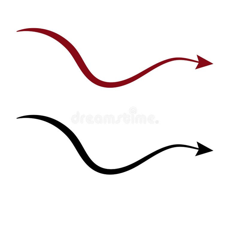 Devil Tail Red Arrow Red Devil Vector Illustration Stock Vector ...