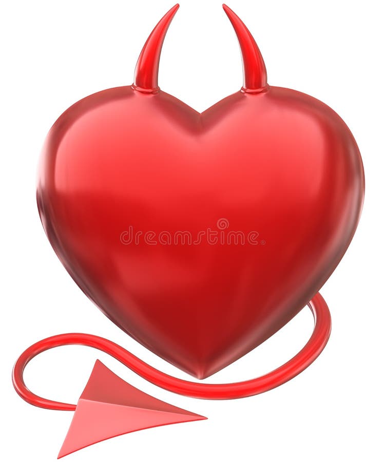 Devil Temptation stock illustration. Illustration of temptation - 28313263