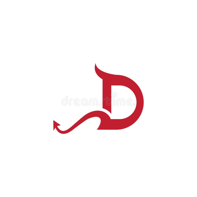 Letter Devil Tail Stock Illustrations – 100 Letter Devil Tail Stock ...