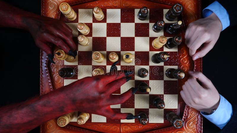 Devil Wins by Checkmate Businessman. Stock Video - Video of contest ...