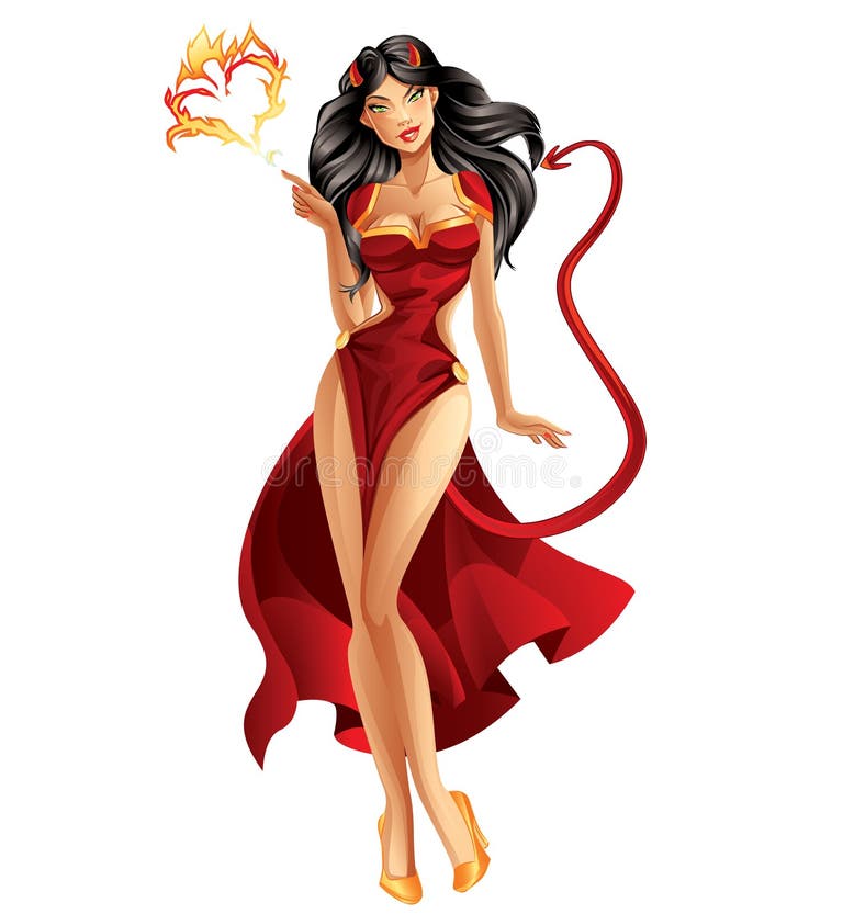 Naughty Devil Girl Stock Illustrations – 109 Naughty Devil Girl Stock Illustrations, Vectors ...