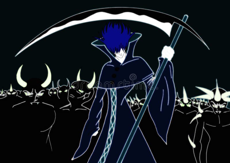 Race of Demons Controlled by the Death Stock Illustration ...