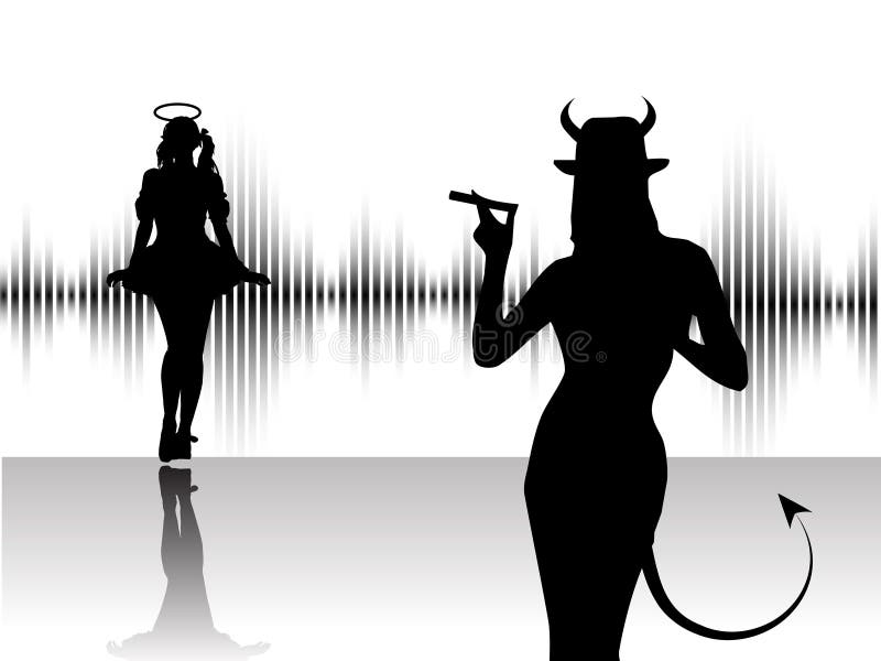 Dancing Devils 1 stock illustration. Illustration of passion - 6368373