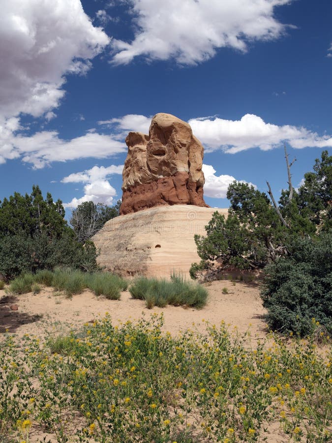 Devils Garden in Arches National Park, Utah Stock Photo - Image of ...