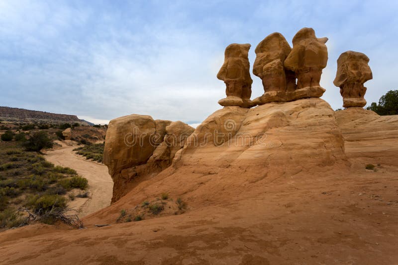 Devils Garden in Utah stock photo. Image of rock, grand - 80494460