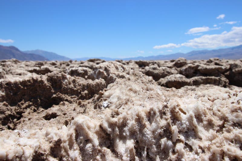 Devils Golf Course, Death Valley Stock Image - Image of park, death ...
