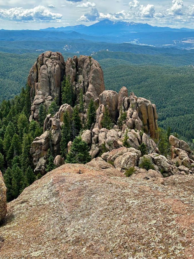 Devils Head Trailhead in Colorado Stock Photo - Image of natural ...