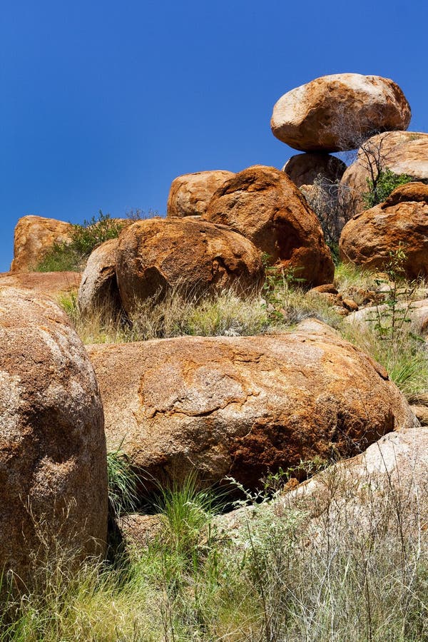 Devils Marbles stock image. Image of erode, geologic - 24315733