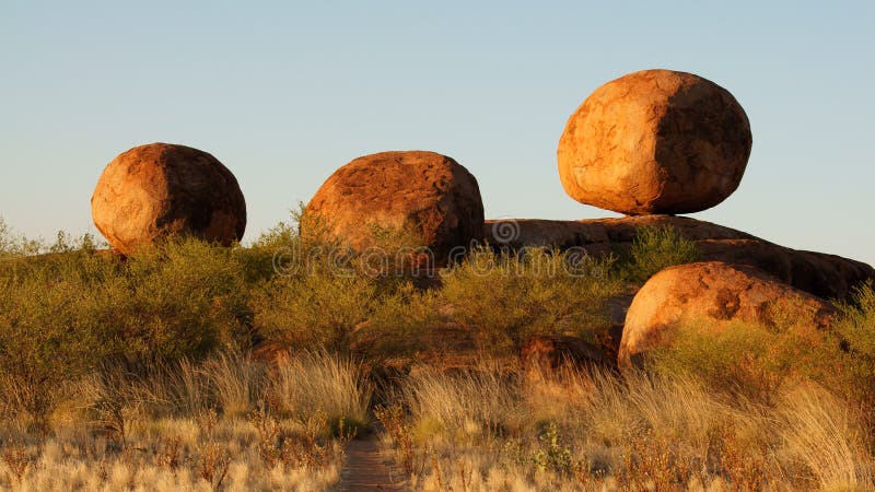 Devils marbles stock image. Image of erosion, formation - 26684583