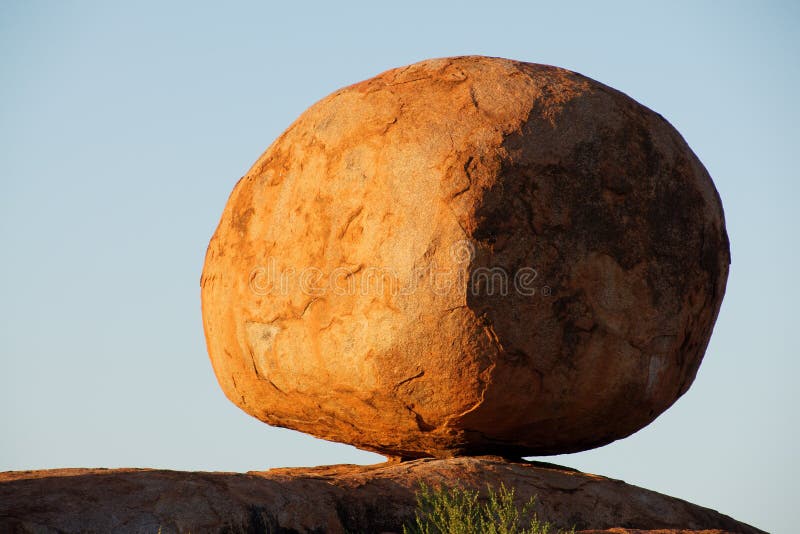Red Rocks of Devils Marbles Stock Image - Image of outback, marbles ...