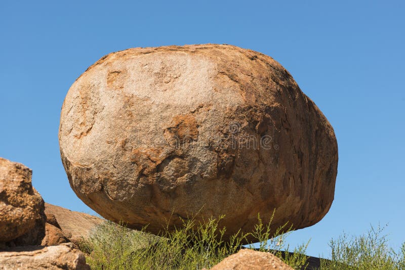 Devils Marbles - Boulders of Red Granite Stock Photo - Image of boulder ...